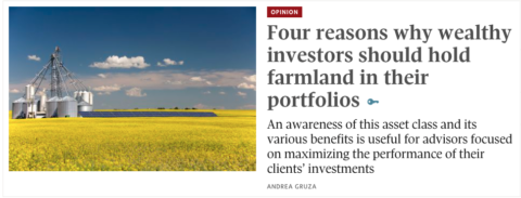 Four reasons why wealthy investors should hold farmland in their ...